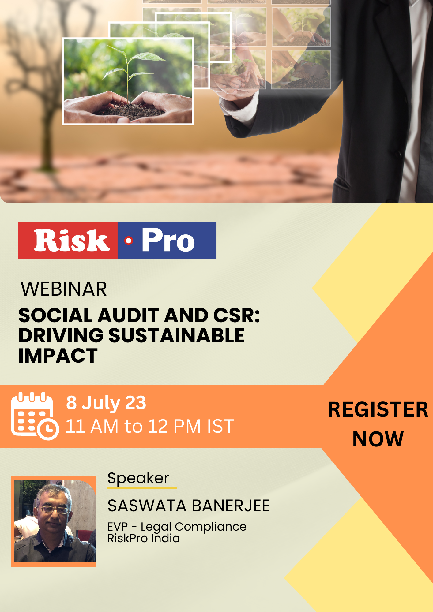 Webinar on Social Audit & CSR: Driving Sustainable Impact | Riskpro India - Connect with Risk ...